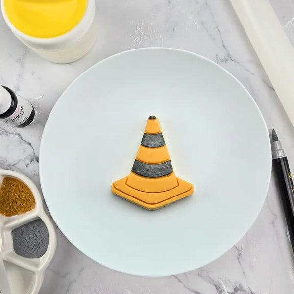 Traffic Cone Cookie Cutter & Embosser Set – CakeBase