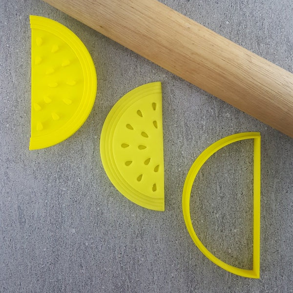 Watermelon | Cookie Cutter/ Embosser set – CakeBase