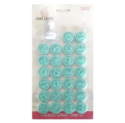 Fondant Letter Stamp | Lowercase | 26pcs – CakeBase